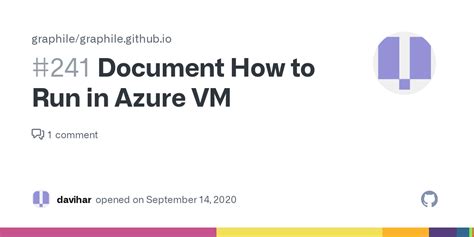 document how to run in azure vm · issue 241 · graphile graphile github