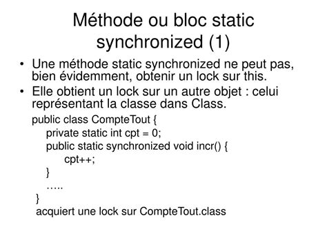 Ppt La Programmation Concurrente En Java Powerpoint Presentation Free Download Id217891