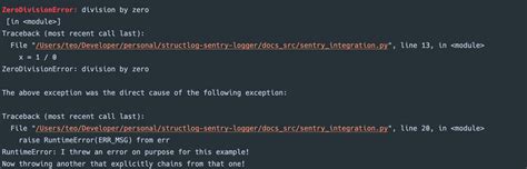 Structlog Sentry Logger — Structlog Sentry Logger 162 Documentation
