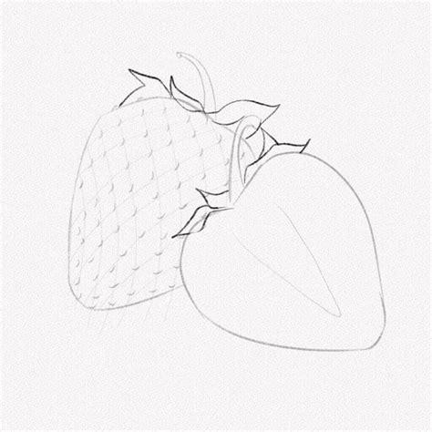 How To Draw A Strawberry A Step By Step Tutorial Artlex