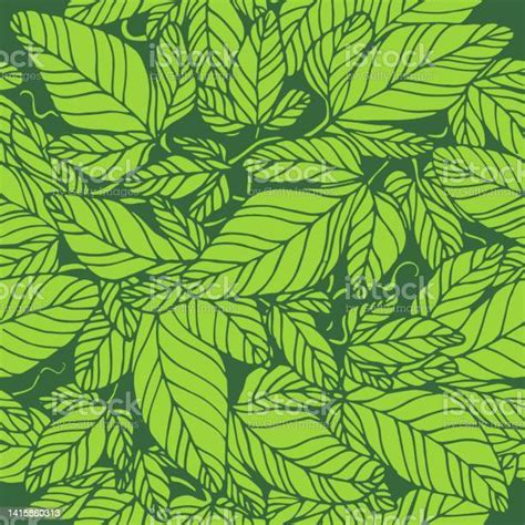 나뭇잎이있는 이음새가 없는 패턴 장식용 아이비 가지 벡터 일러스트 레이 션 가을에 대한 스톡 벡터 아트 및 기타 이미지 가을 계절 곡선 Istock