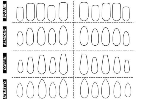 Printable Nail Art Templates