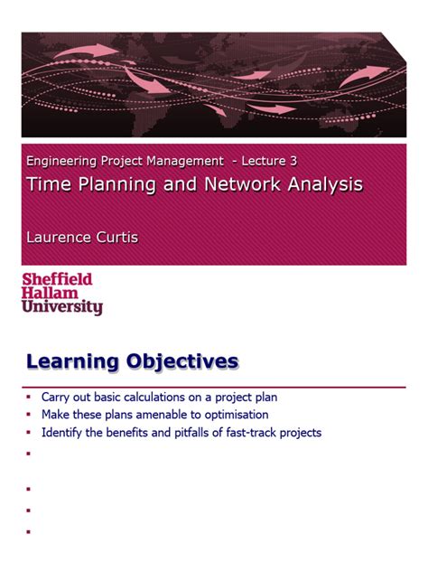 L03 Time Planning And Network Analysis Pdf