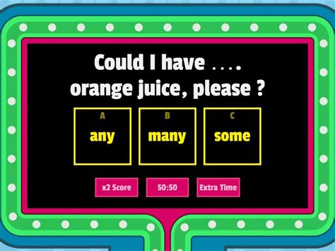 Quantifiers Quiz Gameshow Quiz