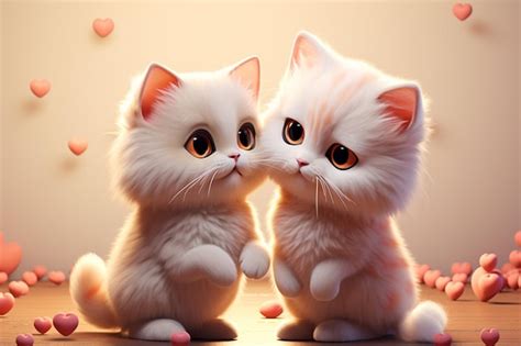 91000 Cute Cat Pair Pictures