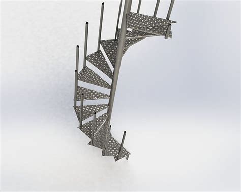 Spiral Staircase Free 3d Model Cgtrader