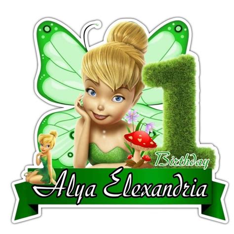 Tinkerbell Cake Topper Tinkerbell Cake Topper Tinkerbell Printable Cake Topper Tinkerbell Cake
