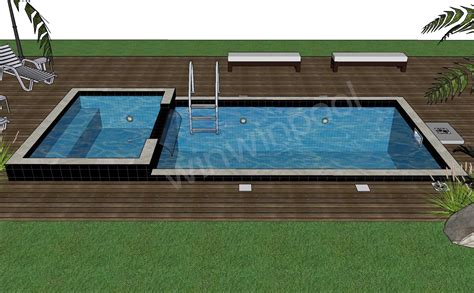 สระว่ายน้ำ Victoria ขนาด 3x7x1 3 ระบบเกลือ รับประกัน 1 ปี ราคานี้รวมเสาเข็มแล้ว งานโครงสร้างรับ