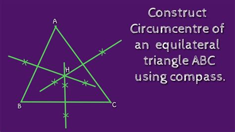 Circumcenter Of A Equilateral Triangle