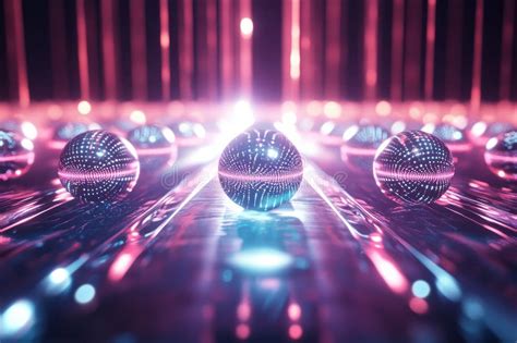 A Dynamic 3d Abstract Background Displaying A Levitating Array Of Iridescent Fluid Like Neon