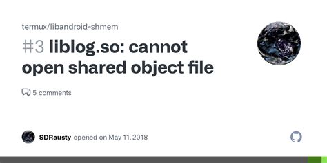 liblog so cannot open shared object file · issue 3 · termux