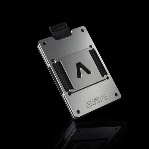 Titan One Slide Best Titanium Slim Wallet Aviator Wallet Aviator