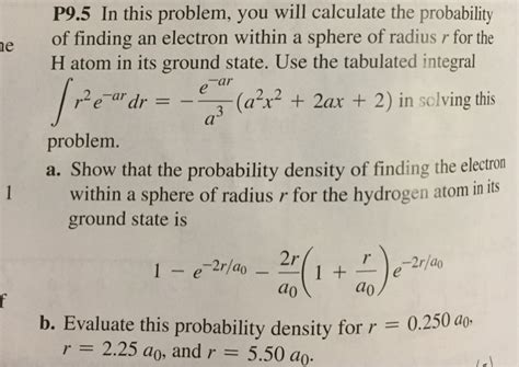 Solved P9 5 In This Problem You Will Calculate The