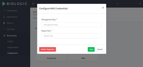 How To Add Your Mediation And Apps To The Bidlogic Dashboard Bidlogic