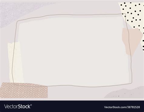 Blank Rectangle Purple Frame Design Royalty Free Vector