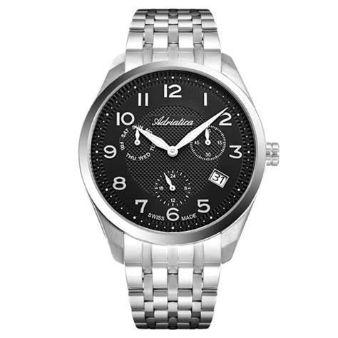 Adriatica A8309 5126qf мужские швейцарские наручные часы с календарем 12 24 ч форматом времени