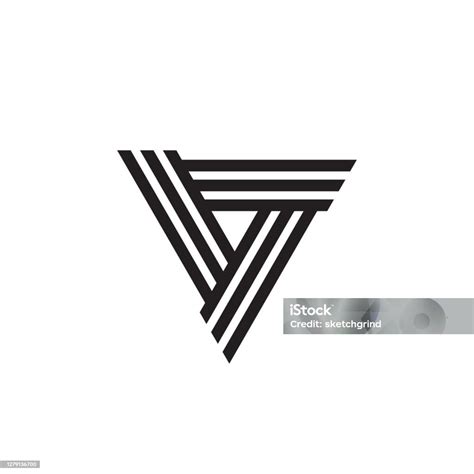 삼각형 로고 거꾸로 뒤집혀 추상프리즘 기하학적 모양 그래픽 0명에 대한 스톡 벡터 아트 및 기타 이미지 0명 3차원 형태