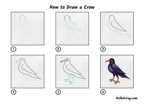 Crows Drawing