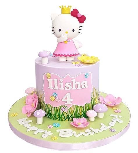 Hello Kitty Castle Cakes