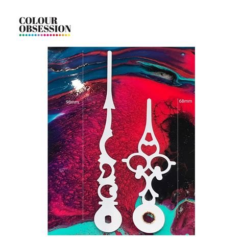 Gloss White Clock Hands Classic Style No 4 With High Torque Clock