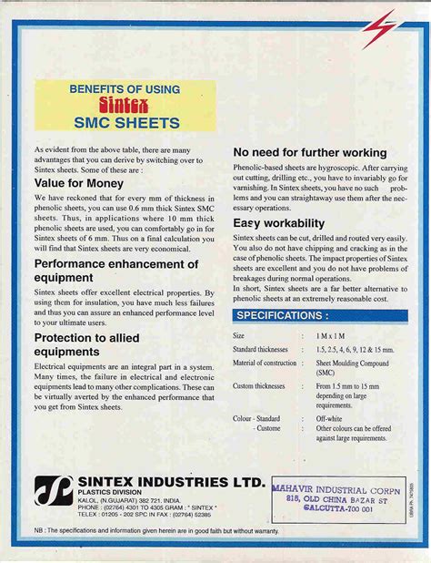 Smc Sheets Mahavir Industrial Corporation