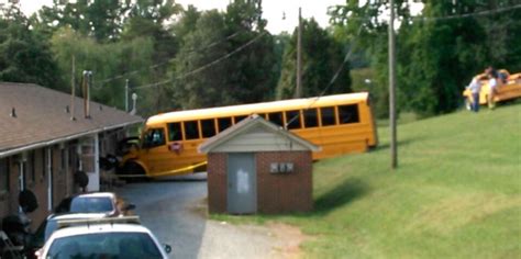 Wsfcs Bus Hits Apartment After Driver Has Medical Emergency