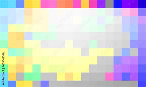 This Is A Raster Image Of A Grid With Square Bright Colored Cells Rgb