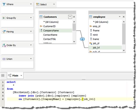 Multi Database Query Documentation 170 Aqua Data Studio
