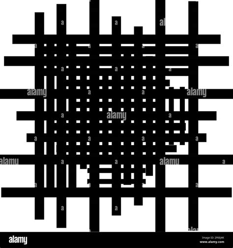 Abstract Grid Mesh Lattice Grating Geometric Element — Stock Vector Illustration Clip Art