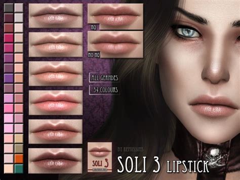 The Sims Resource Soli Lipstick 3 By Remus Sirion • Sims 4 Downloads