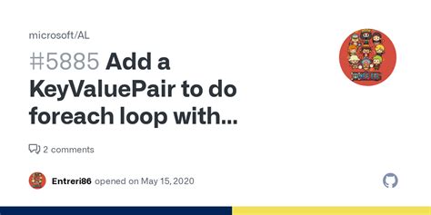 Add A Keyvaluepair To Do Foreach Loop With Dictionaries · Issue 5885