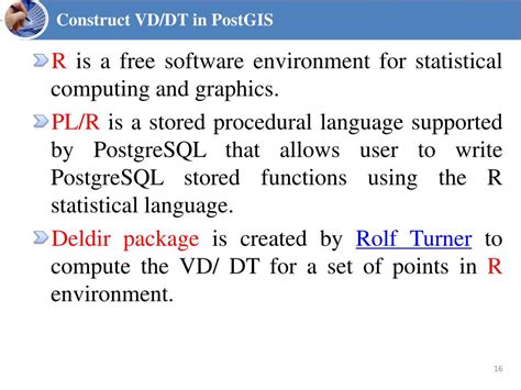 PPT Spatial Analysis In PostGIS Based On Voronoi Diagram Delaunay Triangulation PowerPoint
