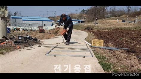 30m짜리 비닐하우스 직접만들기 3부 행거문짝 만들기 Youtube
