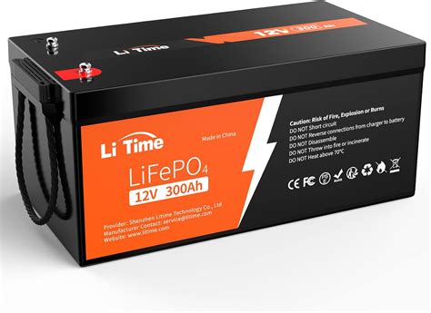 Jp Litime 12v300ahリン酸鉄リチウムイオンバッテリー 200a Bms内蔵 最大2560wの負荷電力