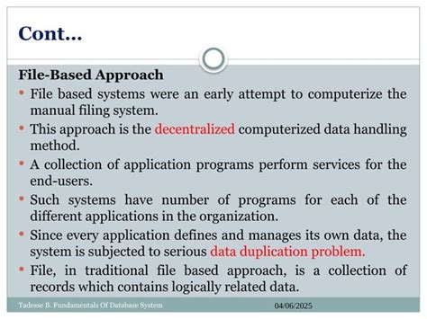 Database Systems And Database Management Systems Pptx