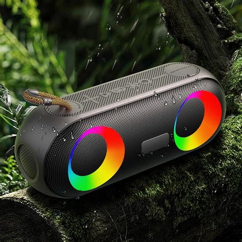 Waterproof Bluetooth Speakers With Light Portable Bluetooth Wireless