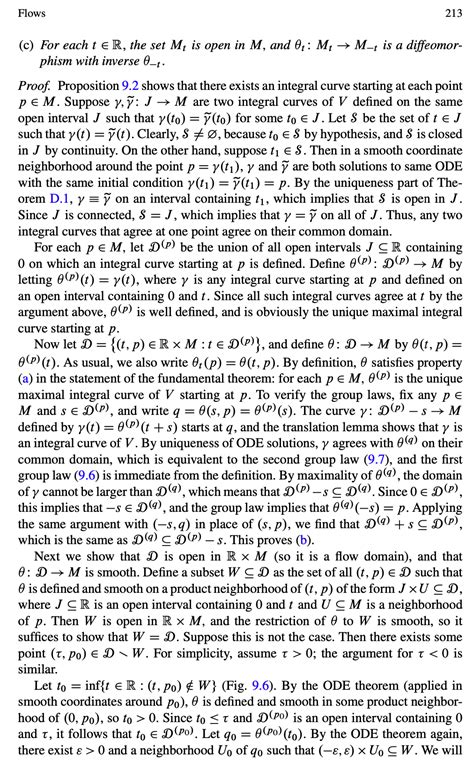 Ordinary Differential Equations Lee Smooth Manifolds Fundamental