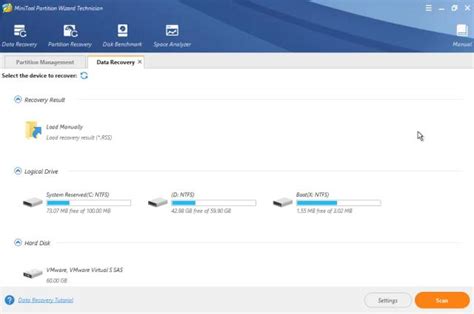 مدیریت و پارتیشن بندی نسخه بوتیبل Minitool Partition Wizard Bootable 12