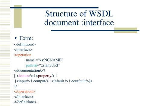 Ppt Wsdl Web Service Description Language Powerpoint Presentation Free Download Id6082783
