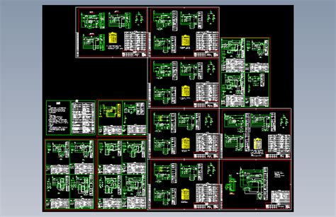 常用风机、水泵控制电路图 Autocad 2000 模型图纸下载 懒石网
