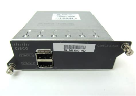 Cisco C2960x Stack Catalyst C2960x Flexstack Plus Hot Swap Stacking Module