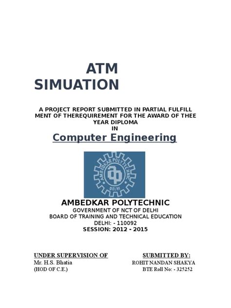 atm simulation final report pdf method computer programming inheritance object oriented
