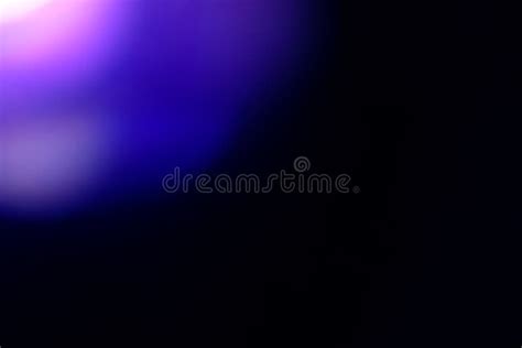 Color Highlight On A Black Background Beautiful Light For Design Stock