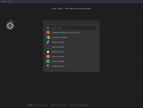 Github Lfelipe Atomic Grub Theme Theme For The Grub At The