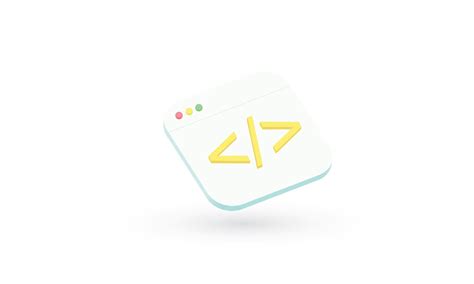 Premium Vector Code Editor Icon Web Programming Browser Development