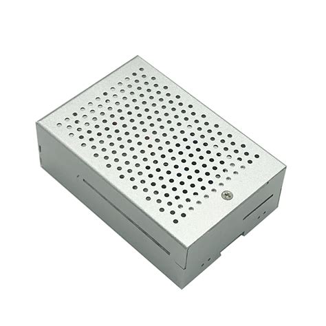 树莓派4b 3b铝合金外壳 Raspberry Pi金属机箱开发板盒子带风扇虎窝淘