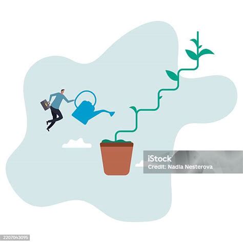 성장 단계 또는 경력 경로 직업 개선 계단 또는 성장 투자 또는 성공의 계단 멘토십디자인을 위한 캐릭터 개발에 대한 스톡 벡터 아트 및 기타 이미지 Istock