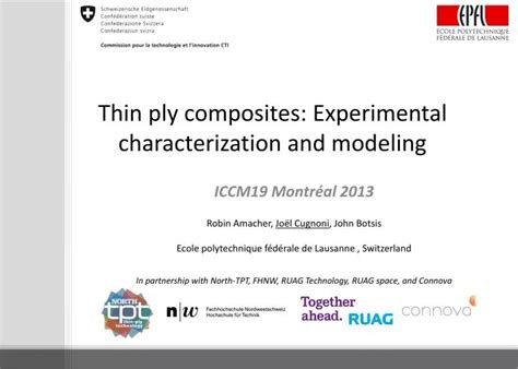 Ppt Thin Ply Composites Experimental Characterization And Modeling