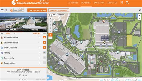Orange County Satellite Map