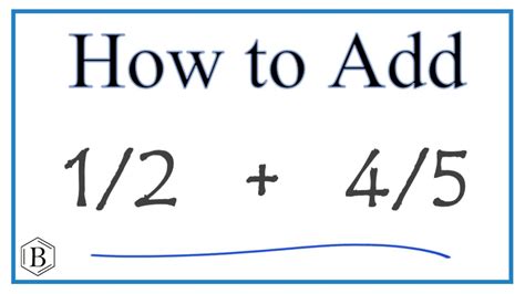 how to add 1 2 4 5 youtube